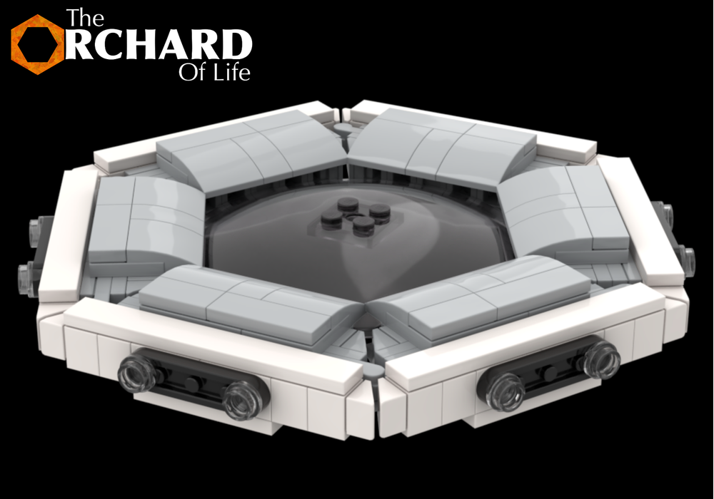 Lego Moc Hexagonal Skylight By Orchardbuilds Rebrickable Build With
