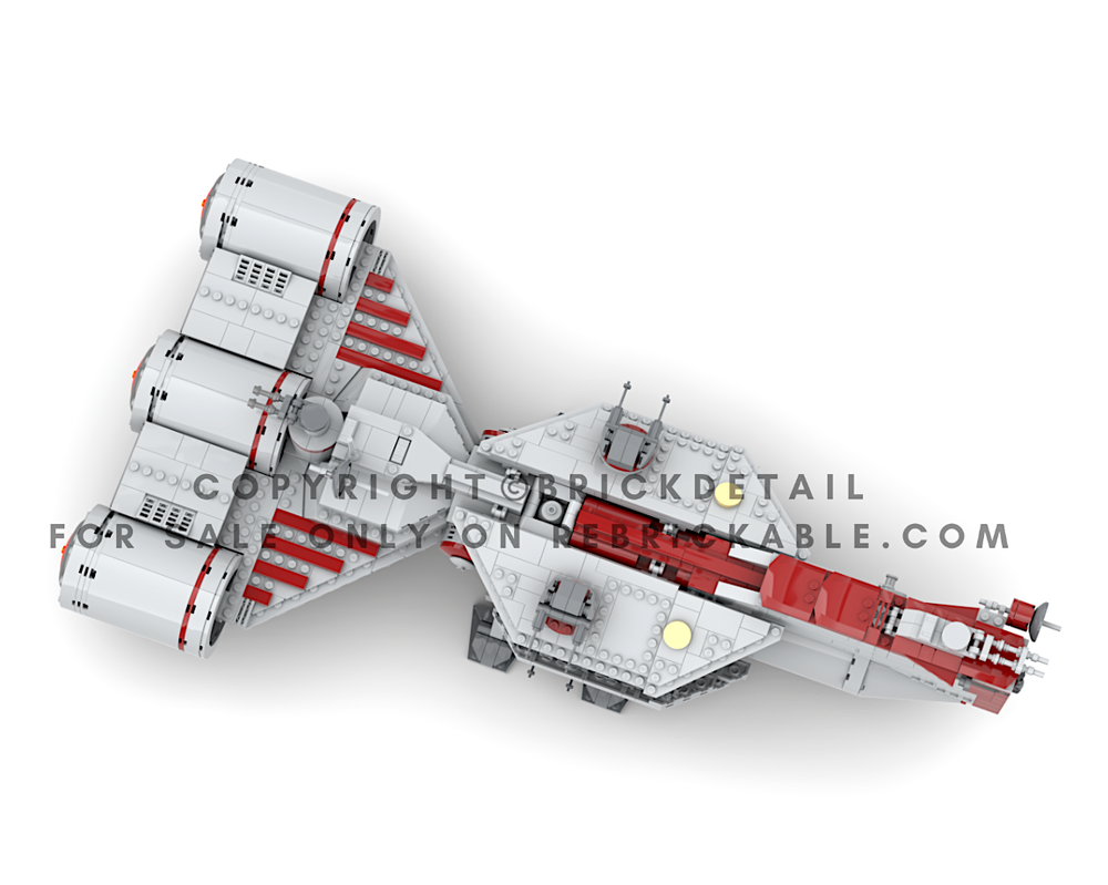 LEGO MOC-211155 Republic Frigate - Charger C70 Refitted Consular-class ...