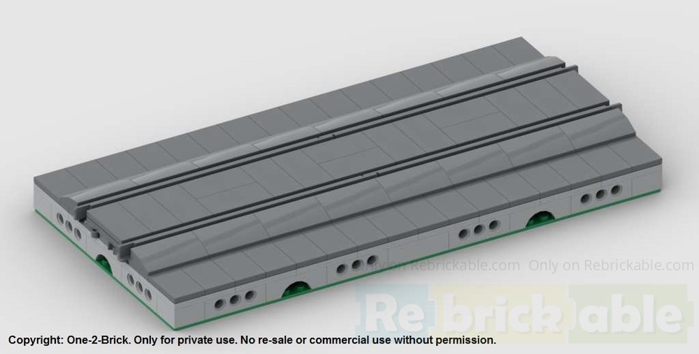 LEGO MOC V2: Modular Logistics Center - Level Crossing by ONE-2-BRICK ...