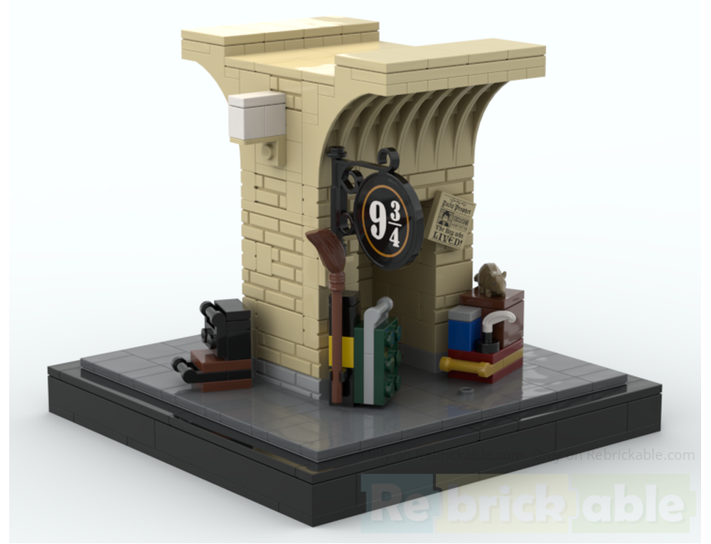 LEGO MOC The Platform (9 3/4s) by LeonardWKenyon | Rebrickable - Build ...