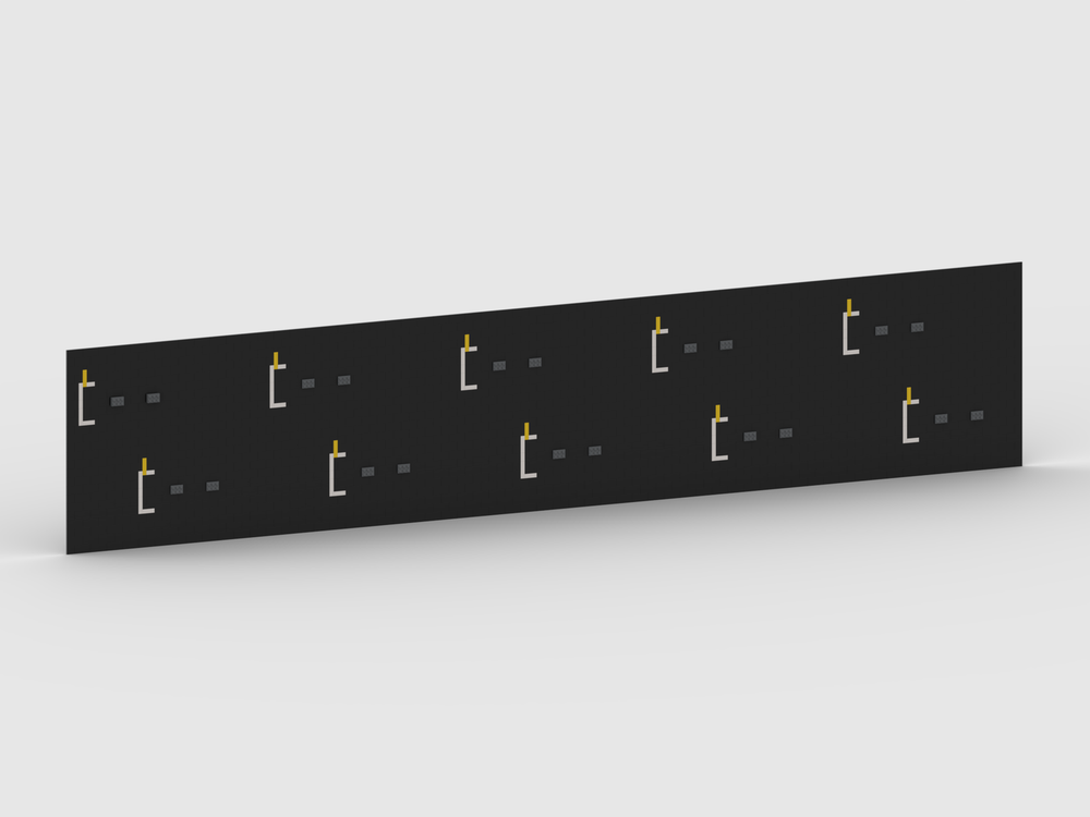 LEGO MOC Lego F1 Starting Grid Wall Display (Long Version) by Tman179 ...