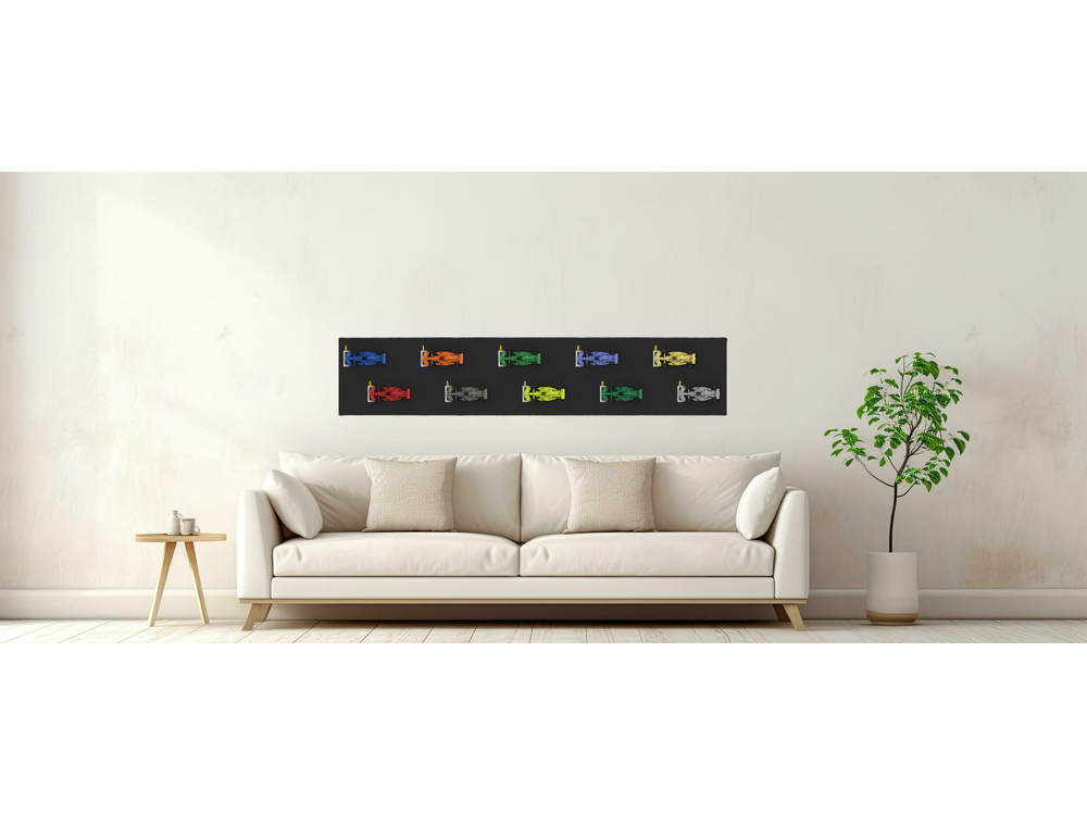 LEGO MOC Lego F1 Starting Grid Wall Display (Long Version) by Tman179 ...