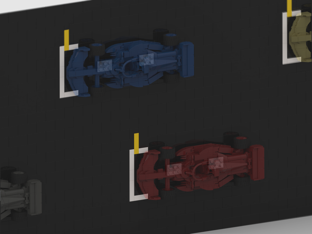LEGO MOC Lego F1 Starting Grid Wall Display (Long Version) by Tman179 ...