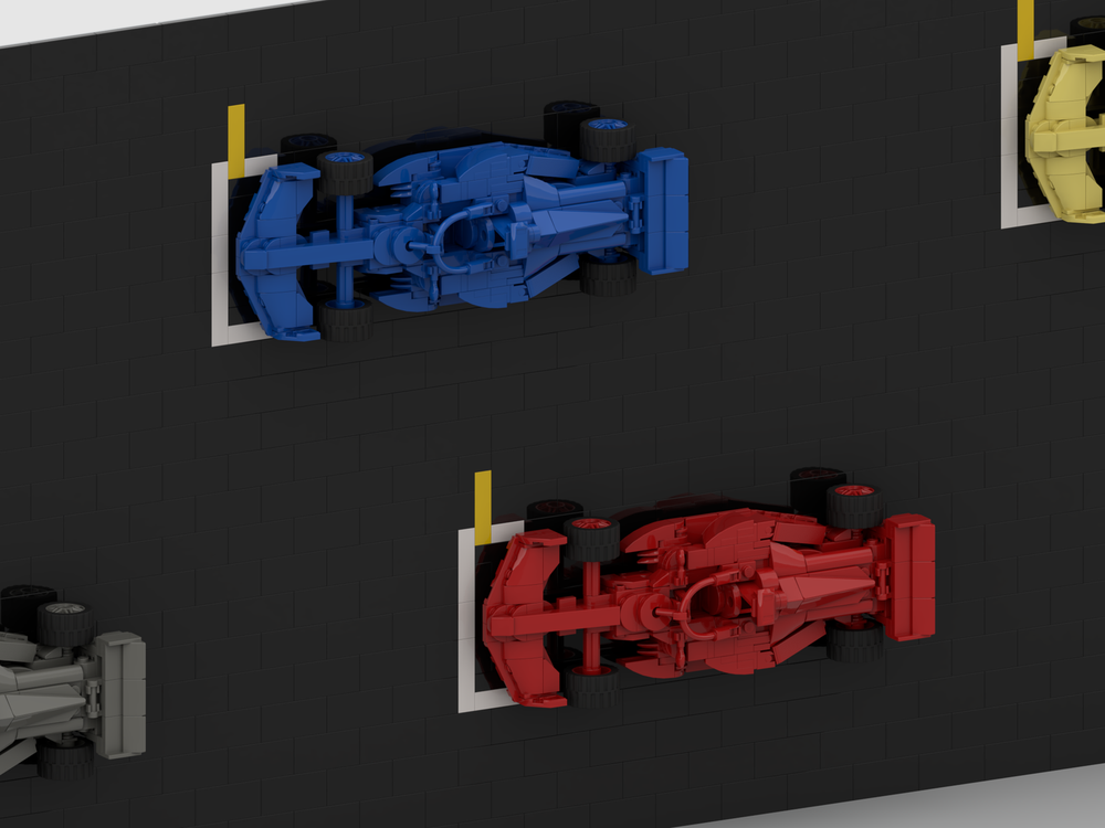 LEGO MOC Lego F1 Starting Grid Wall Display (Long Version) by Tman179 ...