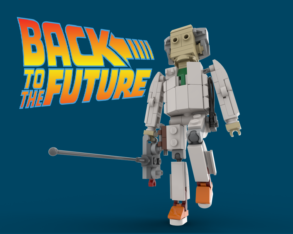 LEGO MOC Doc Emmett Brown with RC, Back to the future