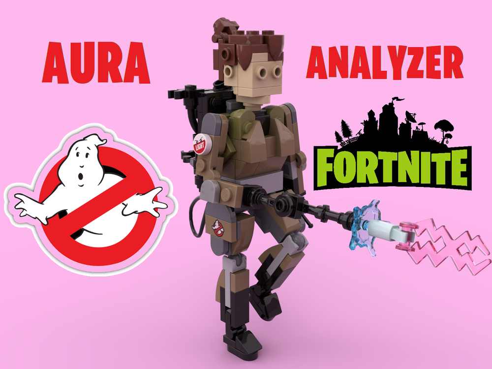 LEGO MOC-211188 Aura Analyzer - FORTNITE - Ghost Buster posable figure ...