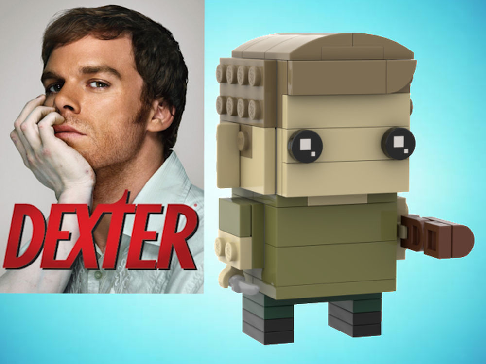LEGO MOC Dexter Morgan Brickheadz by 13Customs | Rebrickable - Build with LEGO