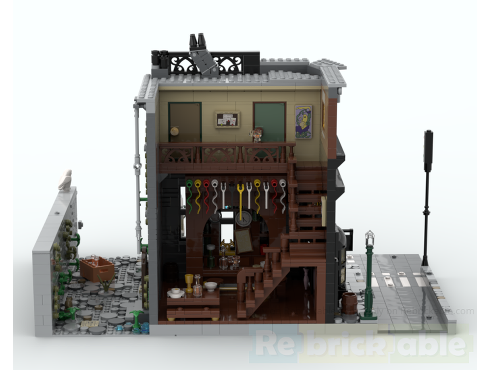 LEGO MOC The Bar (Leaky Cauldron) by LeonardWKenyon | Rebrickable ...