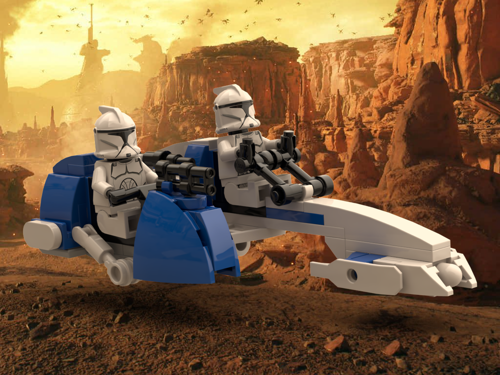 LEGO MOC 501st BARC Speeder with Sidecar by Ostronamus | Rebrickable ...