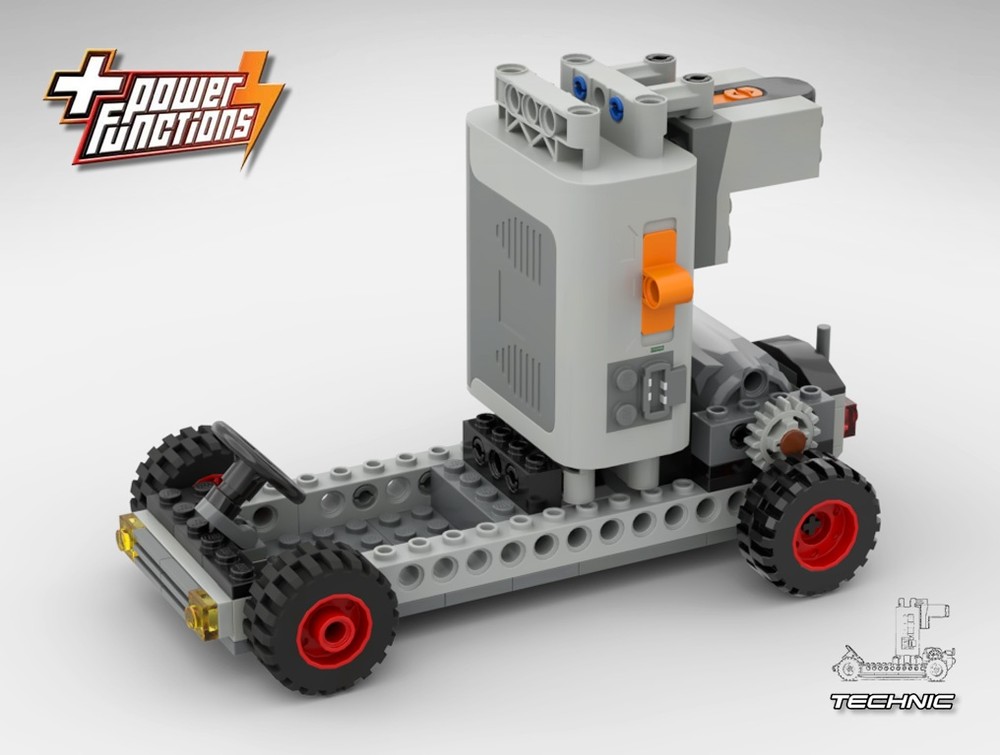 LEGO MOC Simple RC Vehicle Chassis by Agilinzzz | Rebrickable - Build ...