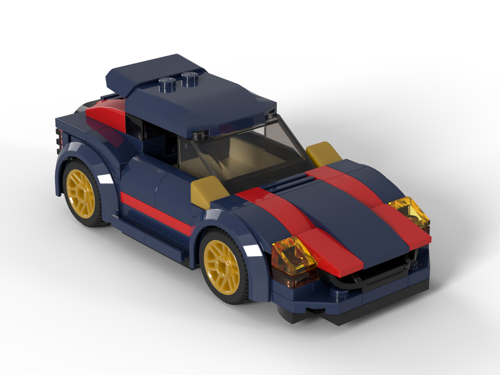 LEGO MOC Silvia Quattro, Tribute Edition (Blue Striped) by Welsh ...