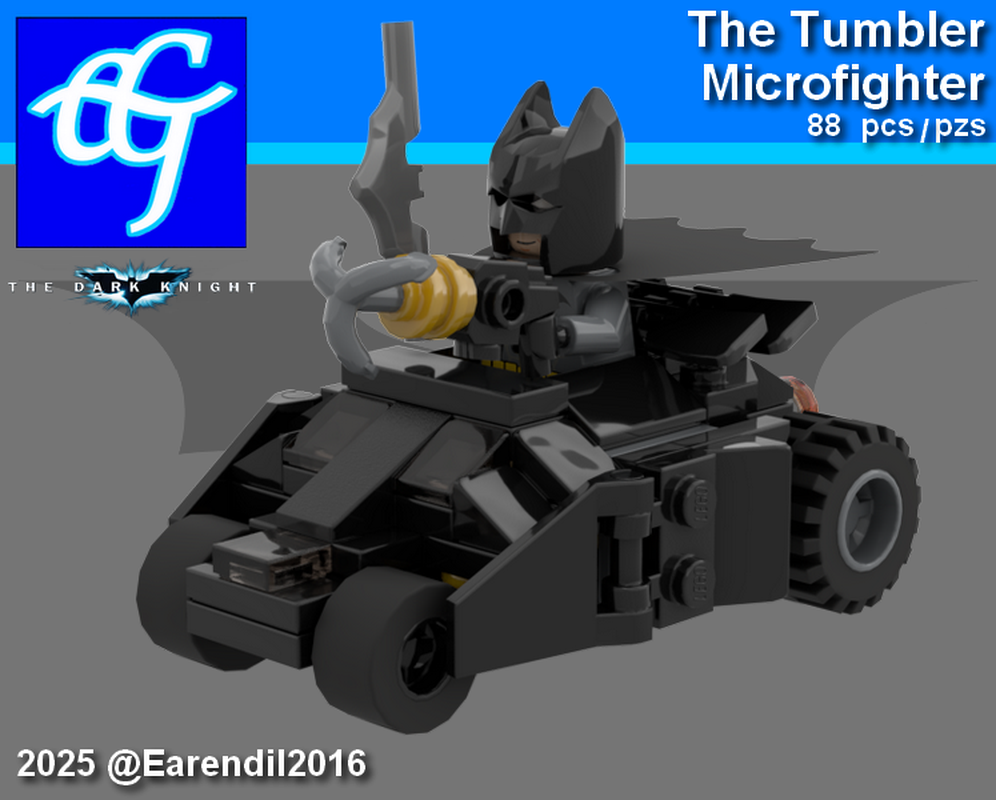 LEGO MOC The Tumbler Microfighter by Earendil2016 | Rebrickable - Build ...