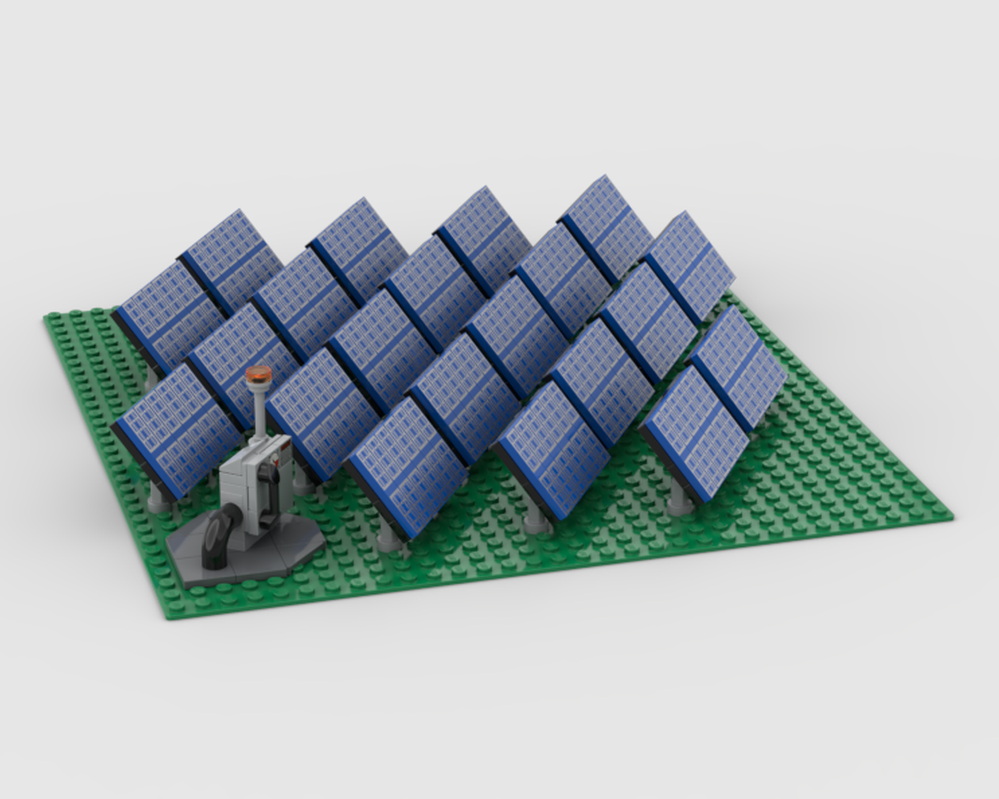 LEGO MOC Solar Farm - minifig scale by Minifig_Jez | Rebrickable ...