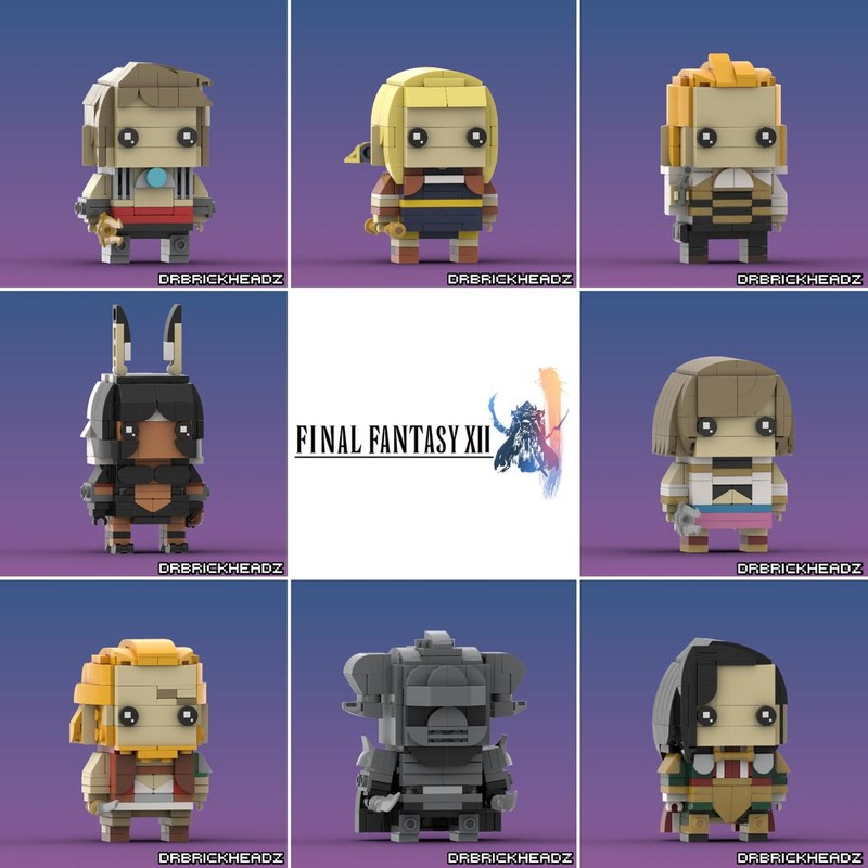 LEGO MOC Final Fantasy XII Brickheadz Bundle by DrBrickheadz ...