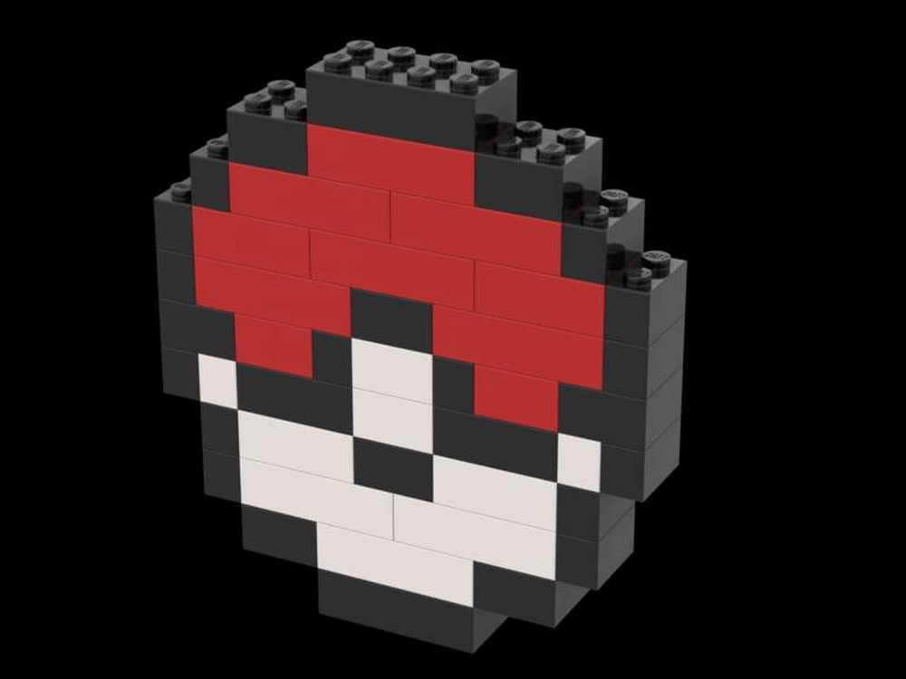 Lego Moc Pokeball By Manaies Rebrickable Build With Lego
