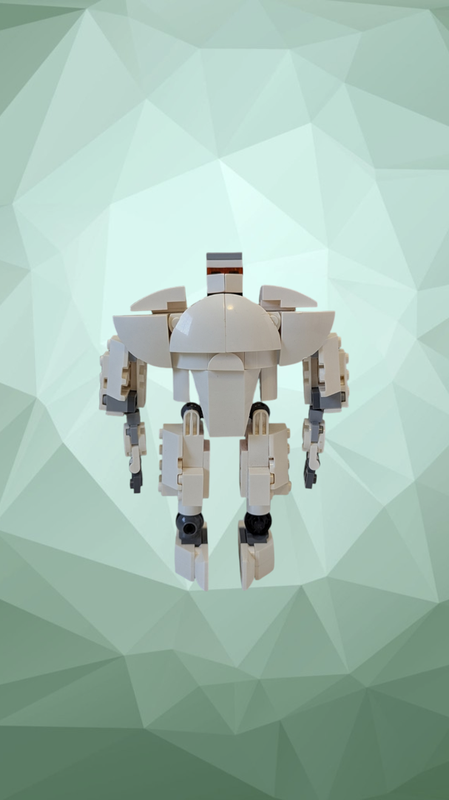 LEGO MOC White robot by LegoGirl14 | Rebrickable - Build with LEGO