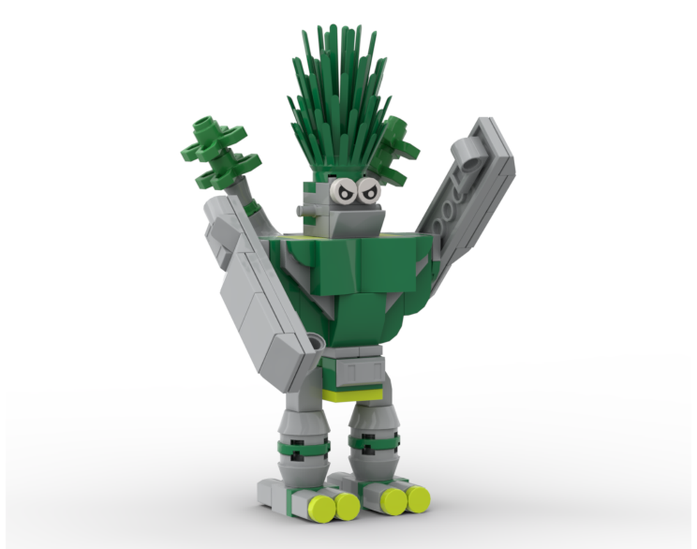 LEGO MOC 11021- Green Robot by Vantablank27 | Rebrickable - Build with LEGO