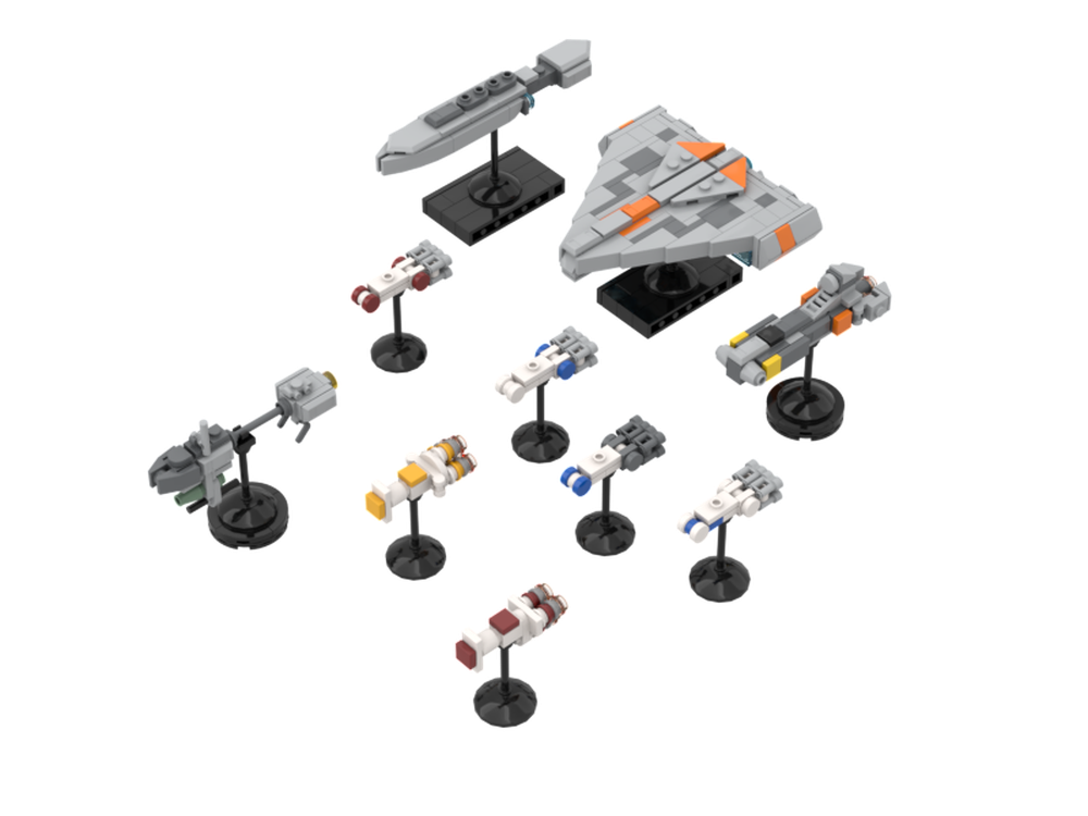 LEGO MOC Midi-Scale Rebel Support Ships by el_taco_gatito | Rebrickable ...