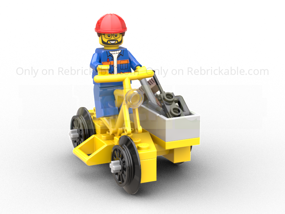 LEGO MOC Railbike by Christoffer.Behrens | Rebrickable - Build with LEGO