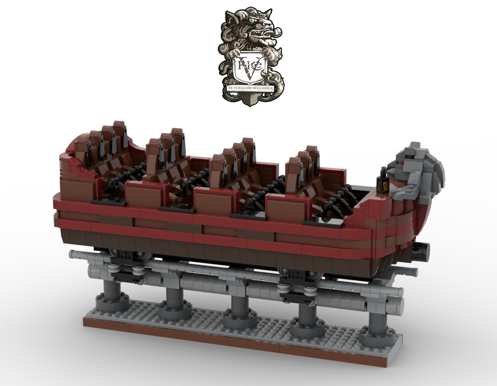LEGO MOC ROLLERCOASTER - DE VLIEGENDE HOLLANDER - EFTELING by Coasters ...