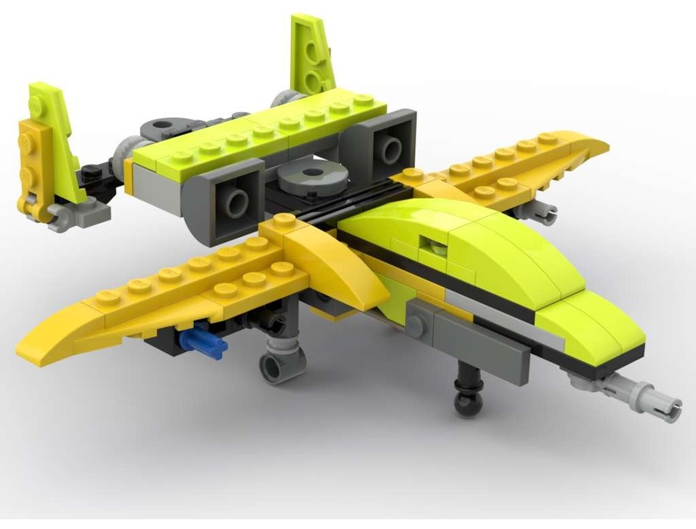 LEGO MOC 31092 A-10 Thunderbolt (''Warthog'') by meregt | Rebrickable ...