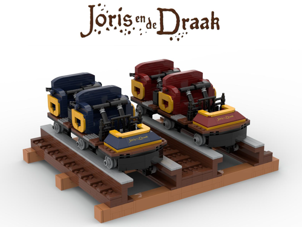 LEGO MOC ROLLERCOASTER - JORIS EN DE DRAAK - Efteling by Coasters ...