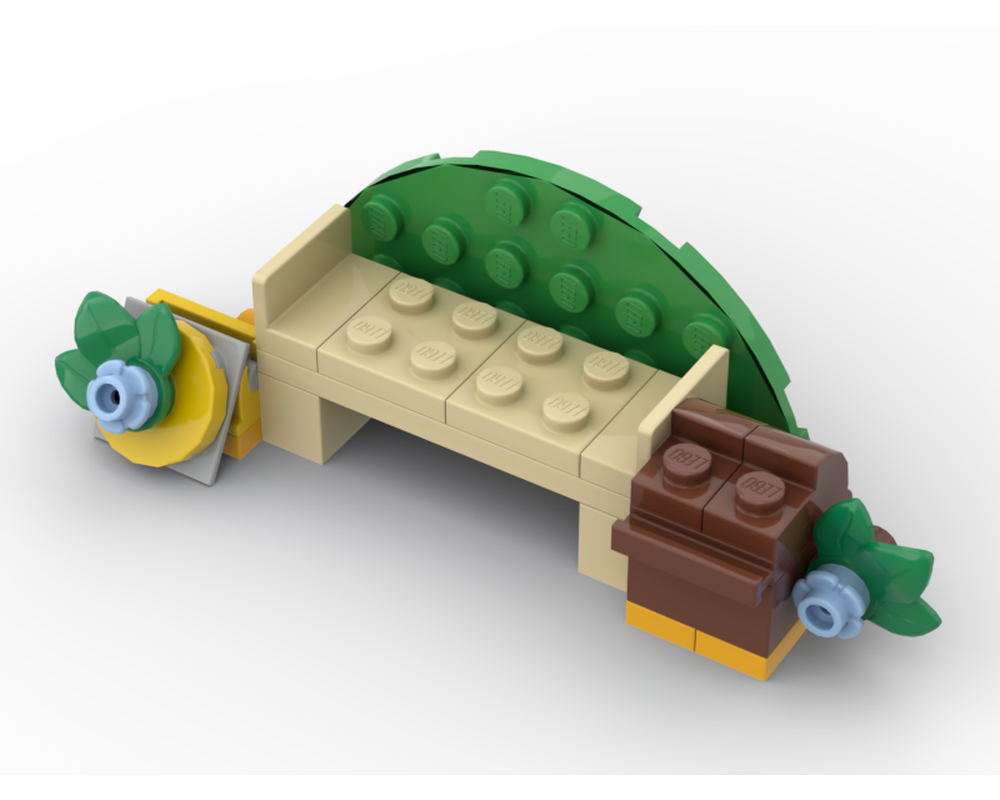 LEGO MOC 40529 Bench by NatsumiSato | Rebrickable - Build with LEGO