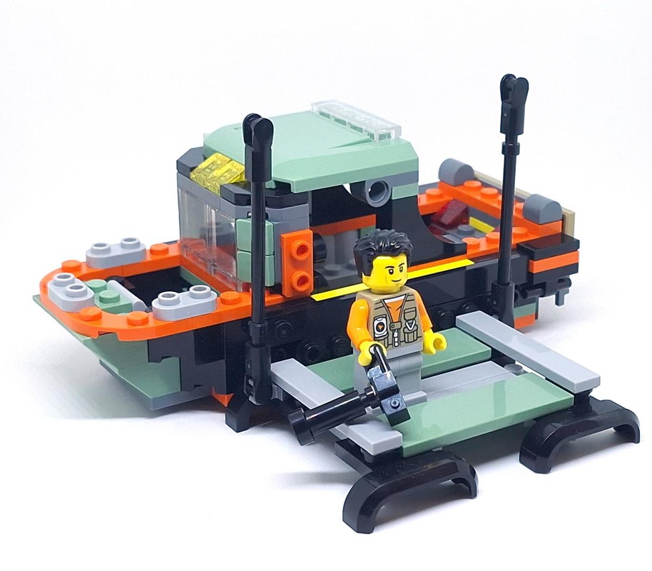 LEGO MOC 60447 Explorer Boat by PeterSzabo | Rebrickable - Build with LEGO