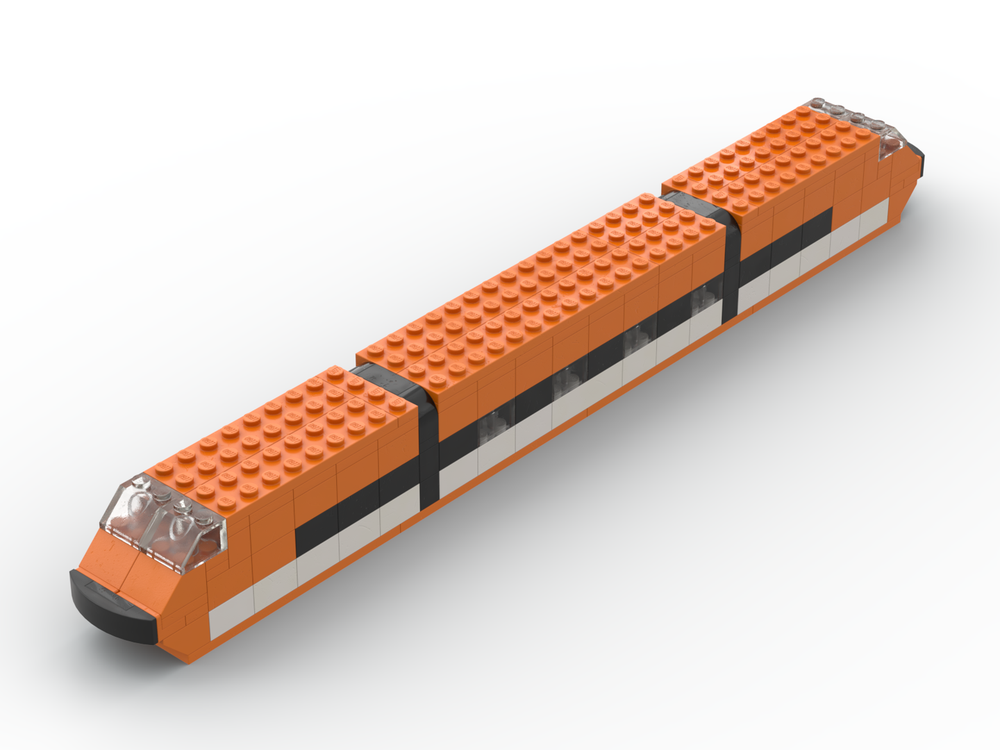 LEGO MOC Tgv sud-est by LegoFan240 | Rebrickable - Build with LEGO