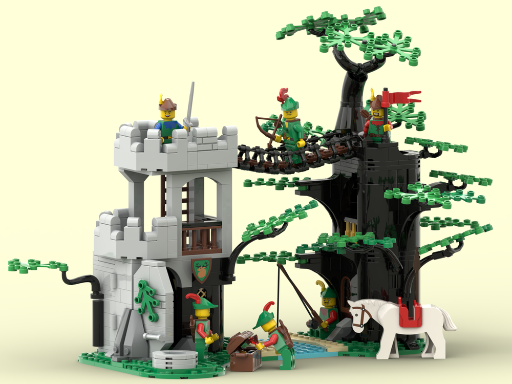 LEGO MOC Updated Forestmen's Crossing by Jhobbs | Rebrickable - Build ...