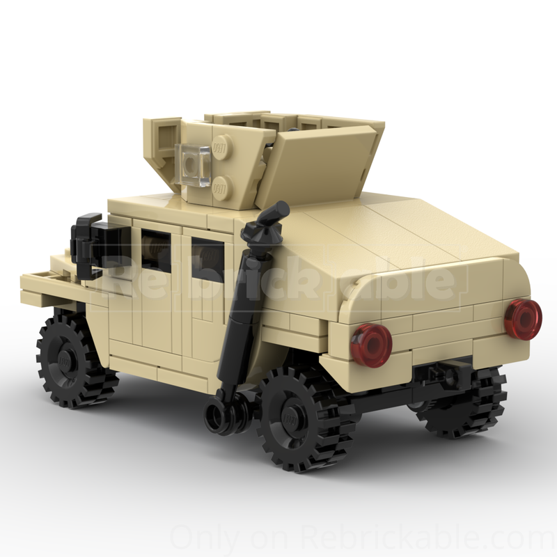 LEGO MOC Humvee with turret by bricktingsmon | Rebrickable - Build with ...
