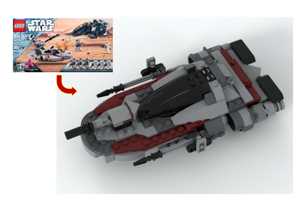 LEGO MOC 40755 Rebel Combat Speeder - Alternative Build by Will ...