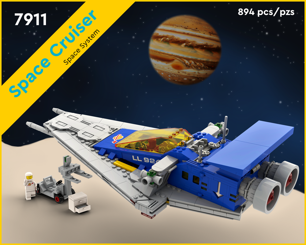 LEGO MOC Space Cruiser by Tubi_Rock_V | Rebrickable - Build with LEGO