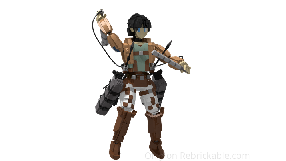 LEGO MOC Eren Yeager by Mr.Snicker | Rebrickable - Build with LEGO