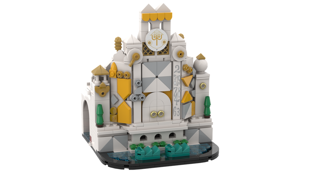 LEGO MOC-211352 It's a Small World Microscale Clocktower by octane ...