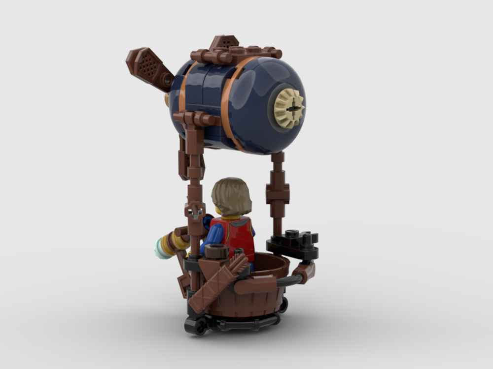 LEGO MOC Medieval flying boat by carnby2000 | Rebrickable - Build with LEGO