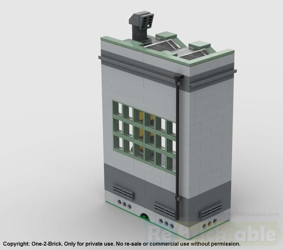 LEGO MOC Modular Logistics Center - Corner 1 by ONE-2-BRICK ...