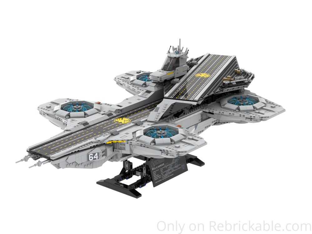 LEGO MOC SHIELD Helicarrier Modification by brickgloria | Rebrickable ...