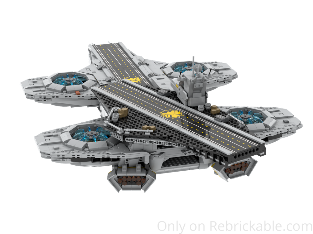 LEGO MOC-211384 SHIELD Helicarrier Modification by brickgloria ...