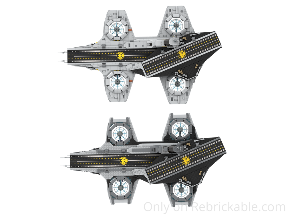 LEGO MOC SHIELD Helicarrier Modification by brickgloria | Rebrickable ...