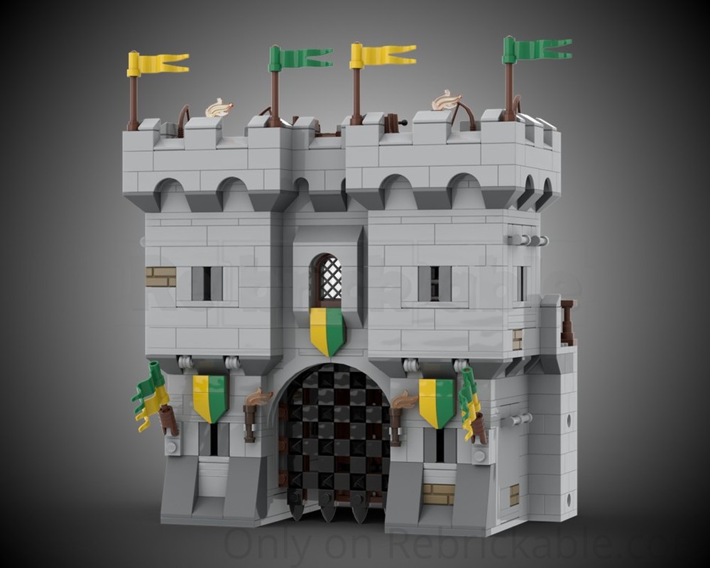 LEGO MOC Modular Castle Gatehouse by bri_CK_One | Rebrickable - Build ...