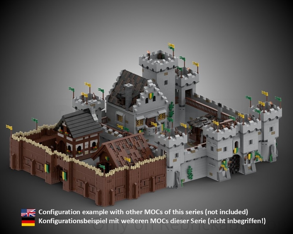 LEGO MOC Modular Castle Gatehouse by bri_CK_One | Rebrickable - Build ...