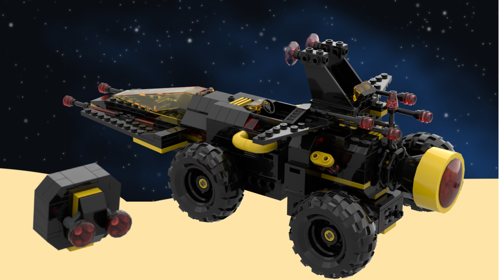 LEGO MOC-211391 Blacktron: Reimagined Battrax Prowler (6941) by watson ...