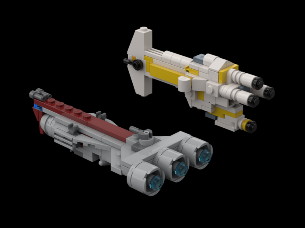 LEGO MOC Republic Frigate and Hammerhead Corvette by Ali.Lego ...