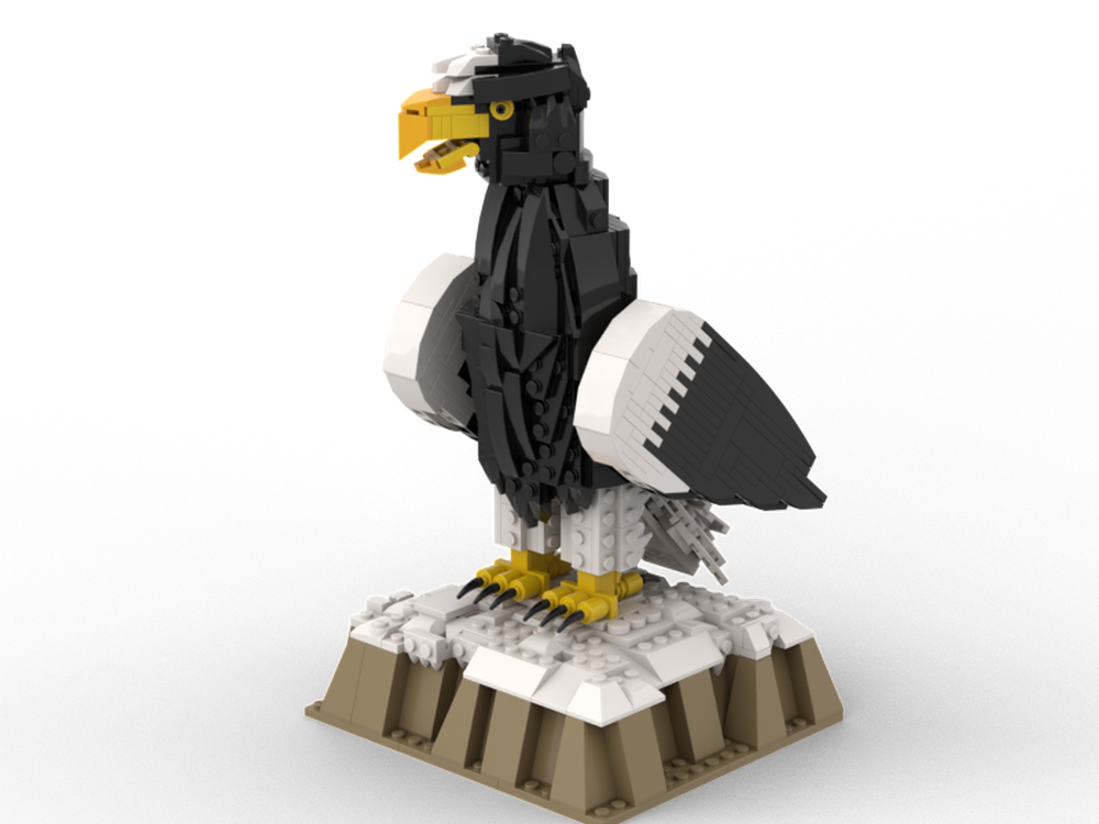 LEGO MOC Steller's Sea Eagle by makoto_lake | Rebrickable - Build with LEGO