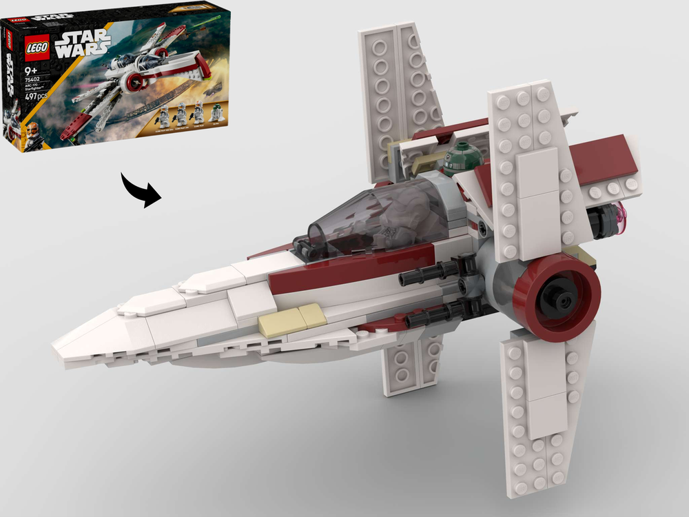 LEGO MOC Alpha-3 Nimbus-Class V-Wing Starfighter - Alternate Build of ...