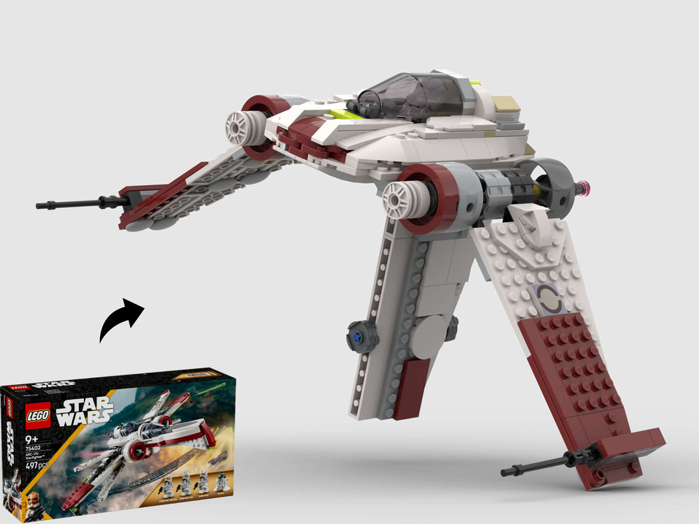 LEGO MOC-211421 V-19 Torrent Starfighter - Alternate Build of 75402 ARC ...