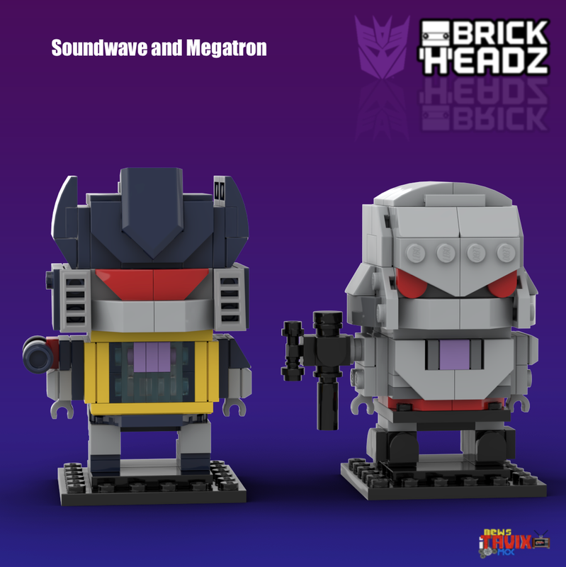 LEGO MOC Soundwave & Megatron BH by iTavix | Rebrickable - Build with LEGO