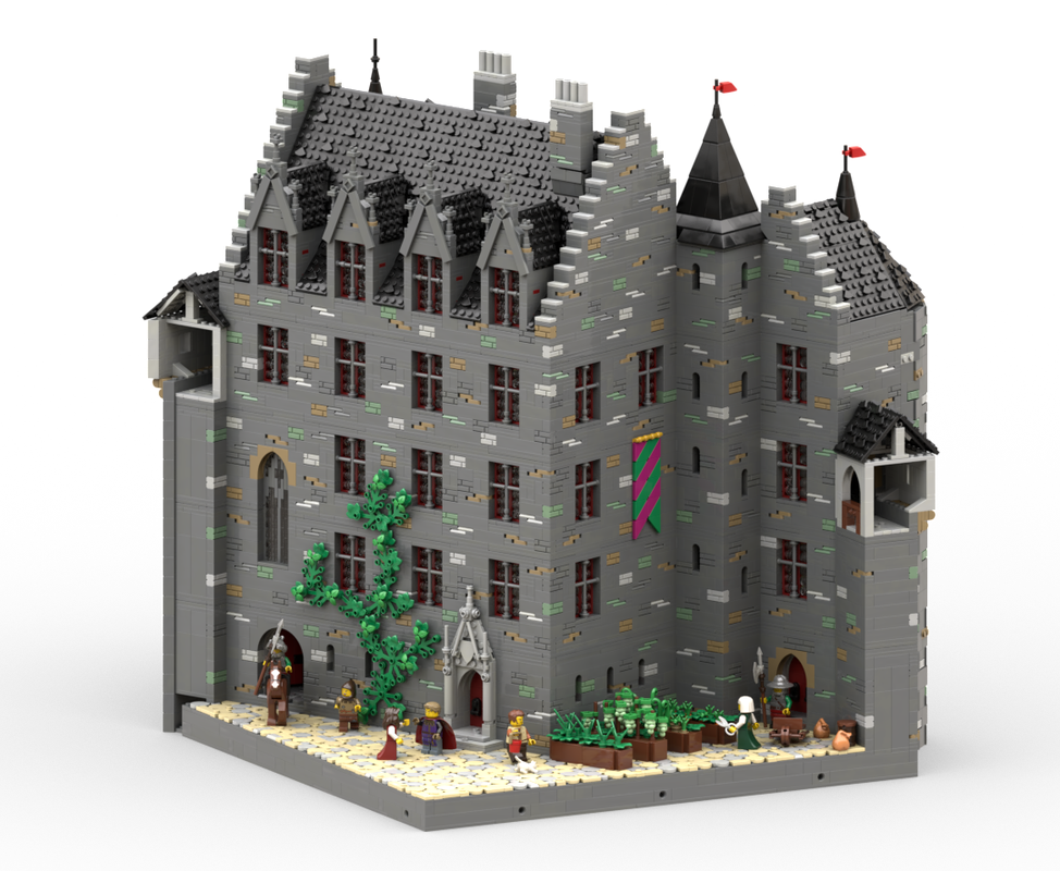 LEGO MOC The Great Hall - Part 4 by brickinger_ | Rebrickable - Build ...