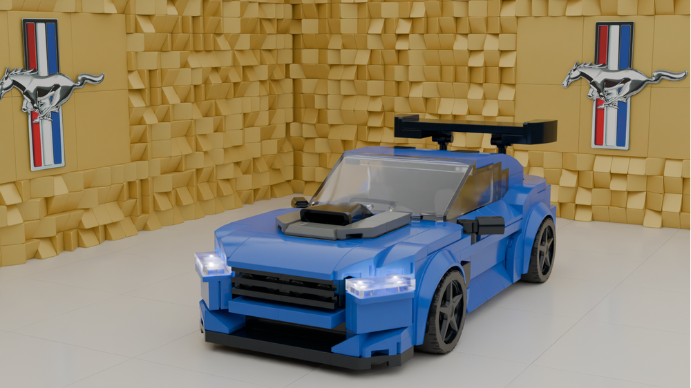 LEGO MOC-211428 Ford Mustang by YourDailyBrick | Rebrickable - Build ...